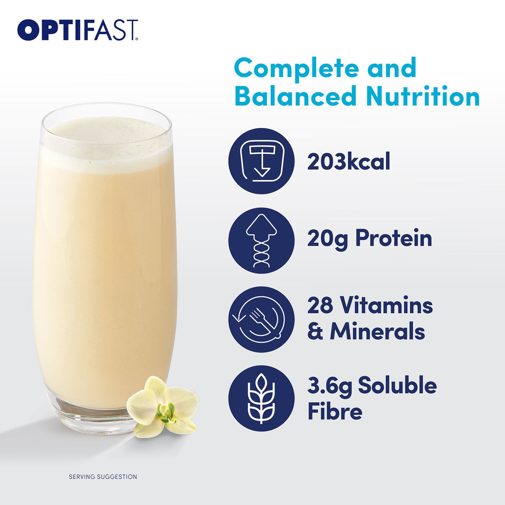 Nestle Optifast Very Low Calorie Diet Milk Shake Vanilla 12X53g ...